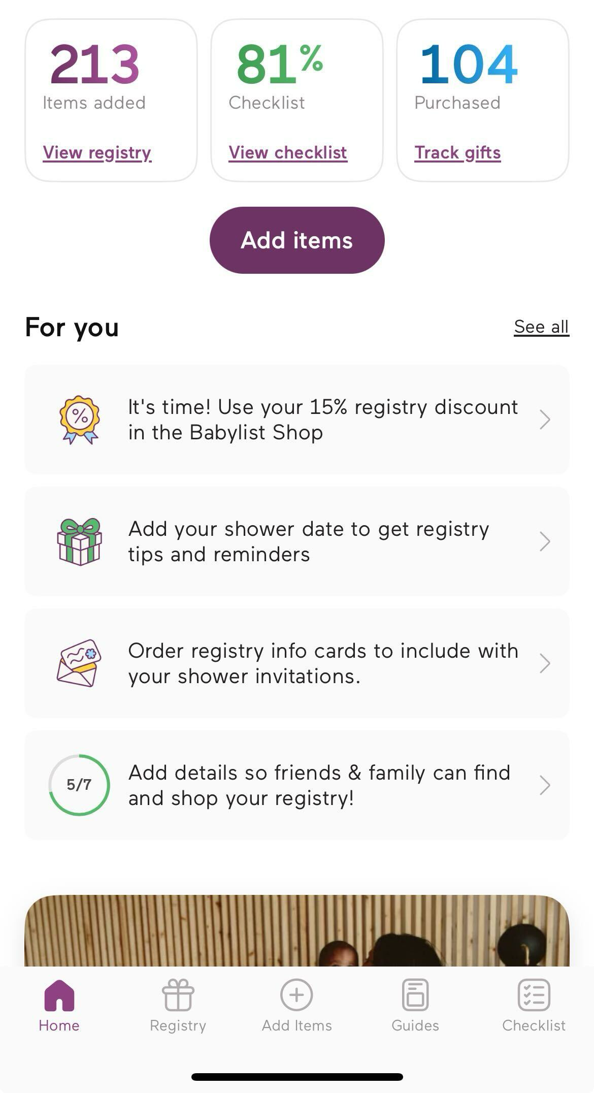 How do I use my Babylist registry discount? – Babylist Help Center